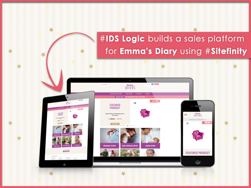 IDS Logic Helps Emma's Diary Develop a Sales Sitefinity Platform
