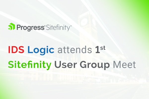 IDS Logic Attends the 1st Sitefinity User Group Event in London